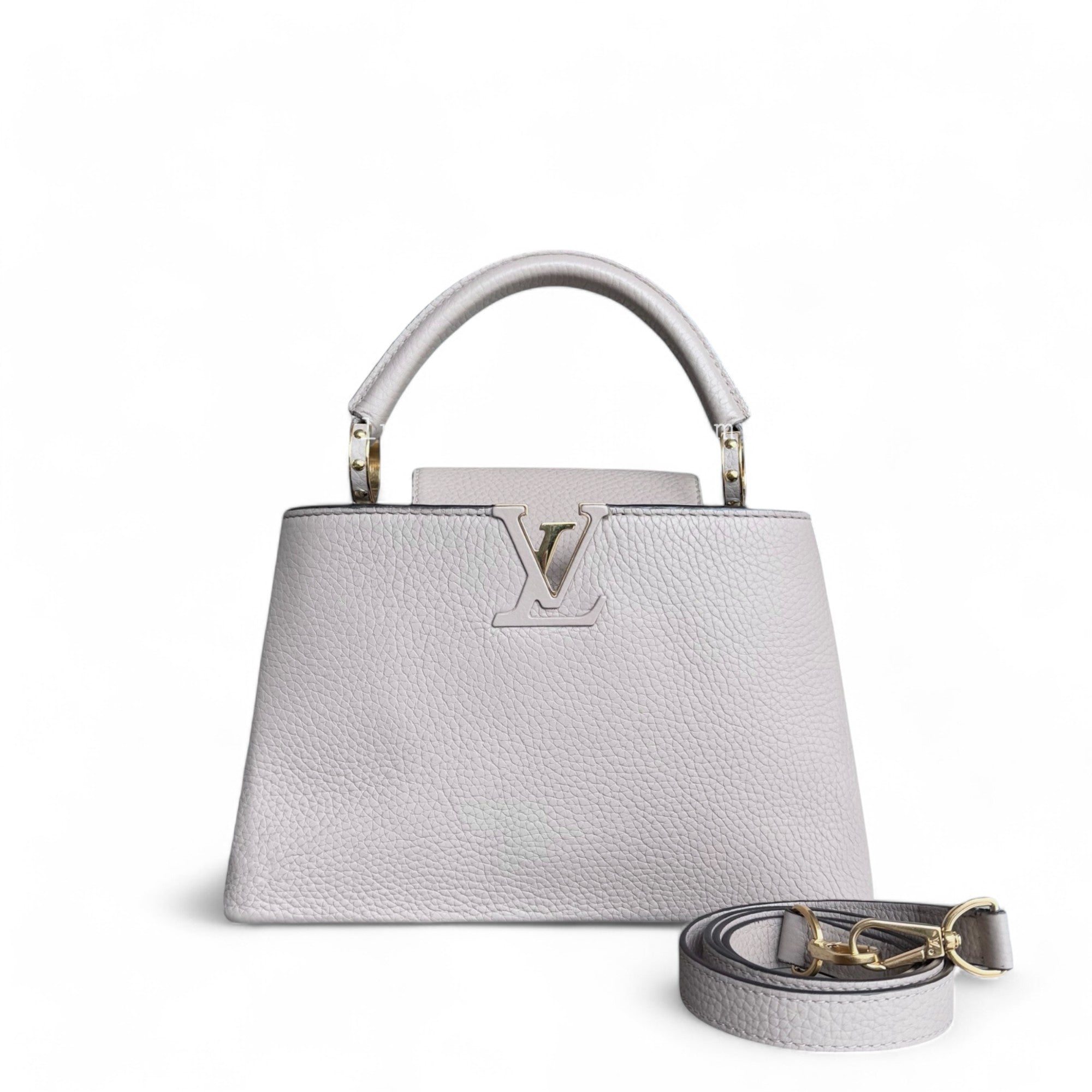 Louis Vuitton Capucines BB - Taurillon Grained Calfskin Light Beige Go