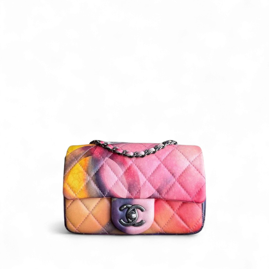 Chanel Classic Flap Extra Mini - Flower Power Quilted Lambskin Limited